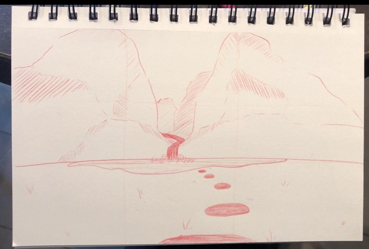 5-10min Sketch Practicing Composition! | Skillshare Student Project
