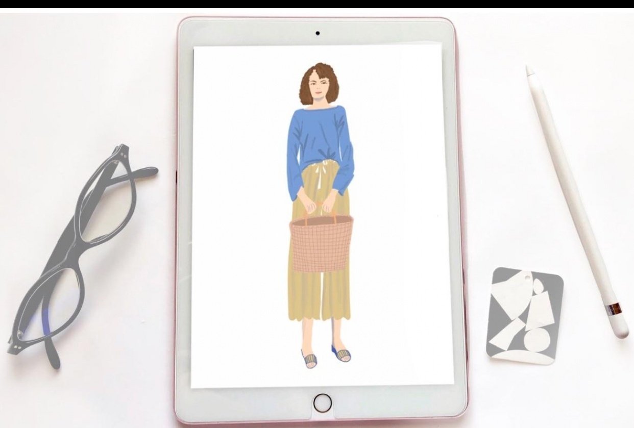 My Procreate Fashion Illustration | Skillshare Student Project
