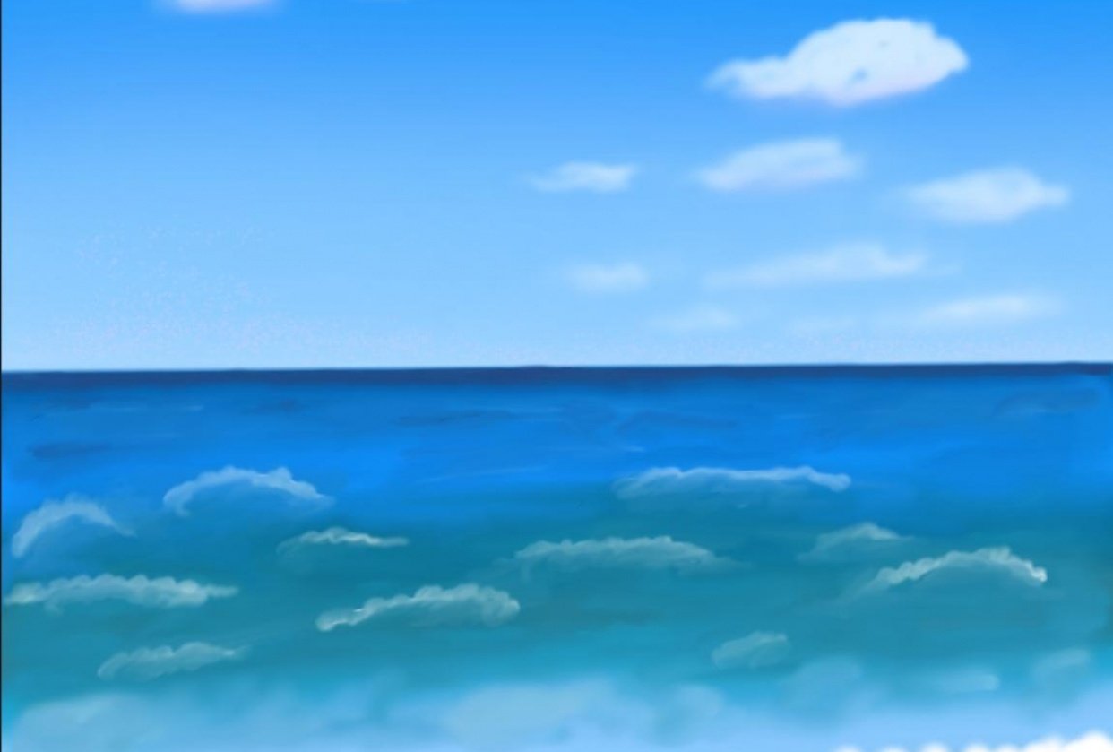 Create a Tropical Beach Scene with Procreate | Skillshare Student Project