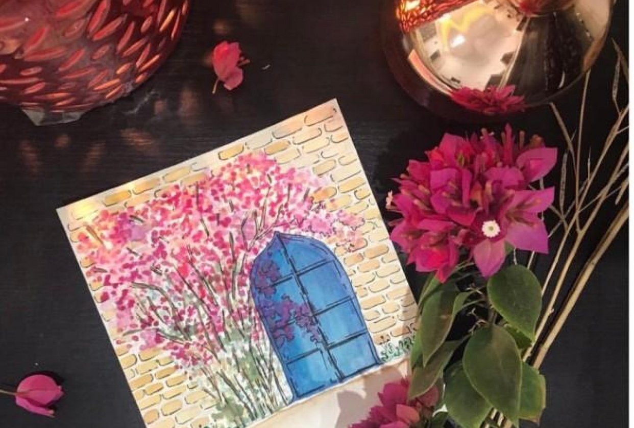 Advanced watercolour- Door and window illustration - class project ...