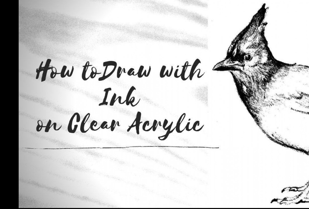 How to Draw with Ink on Clear Acrylic | Skillshare Student Project
