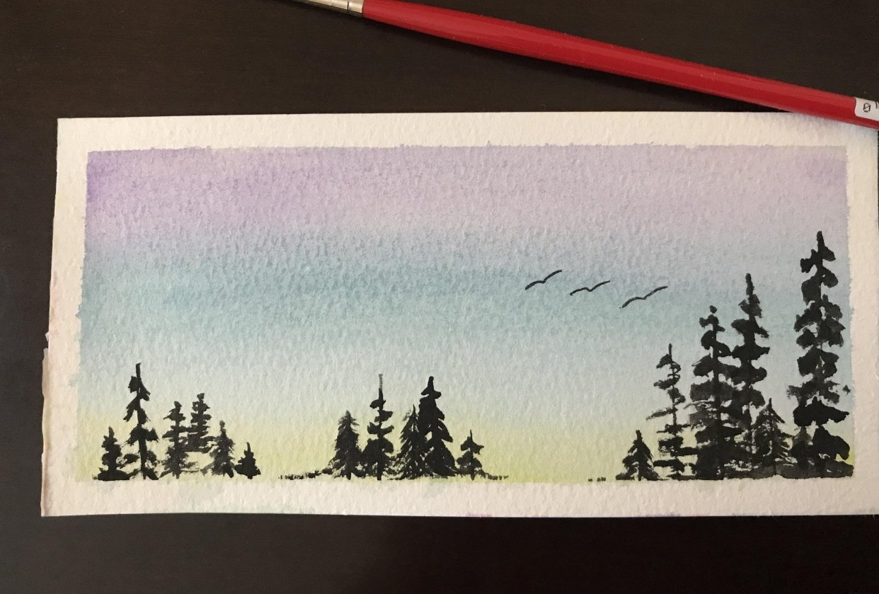 Sunset sky | Skillshare Student Project