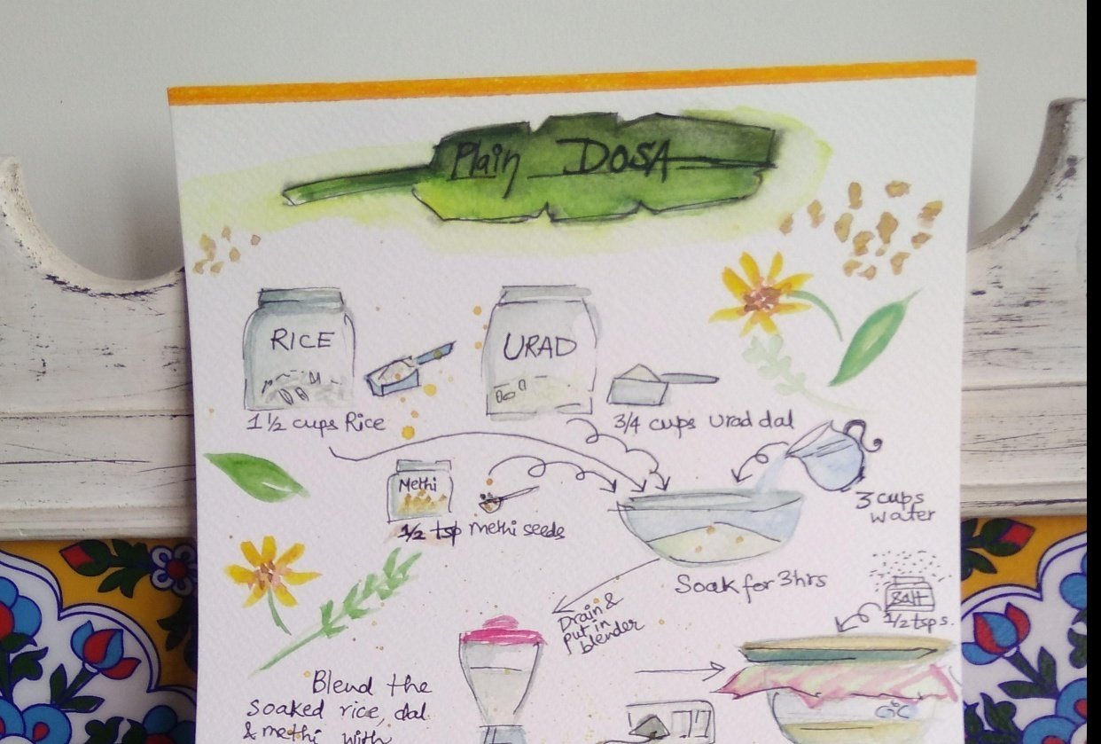 Dosa Recipe | Skillshare Student Project