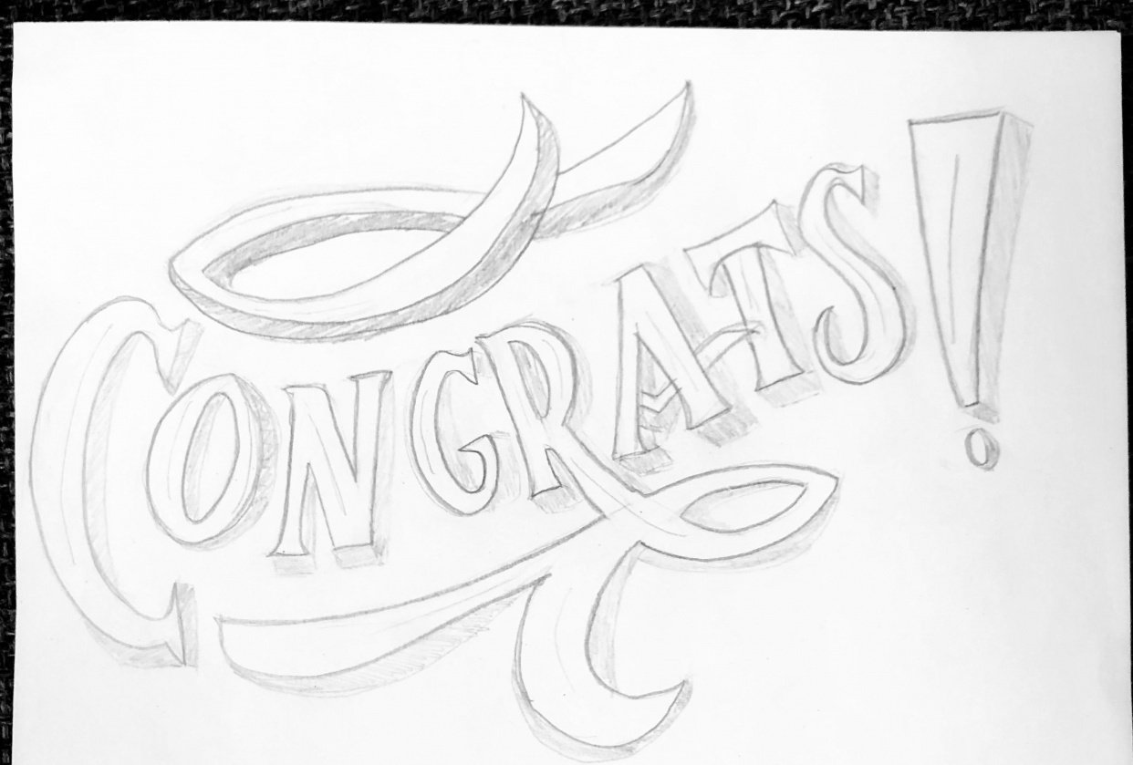 Congrats project | Skillshare Student Project