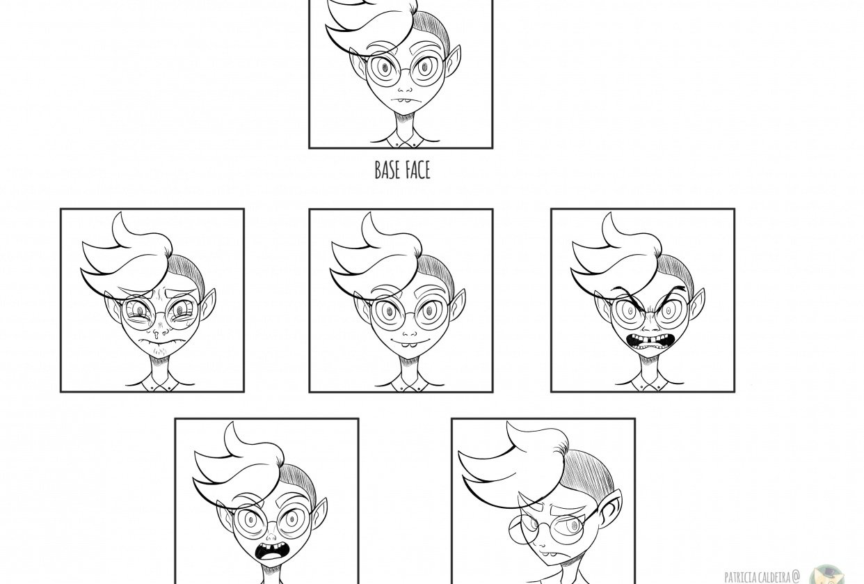 Jackie Pratt Character Expressions | Skillshare Student Project