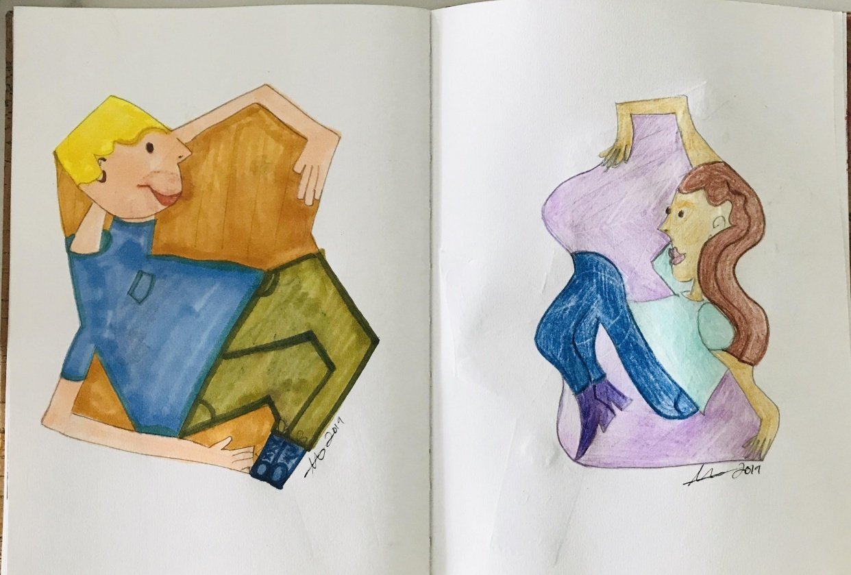 Odd Bodies in Shapes | Skillshare Student Project