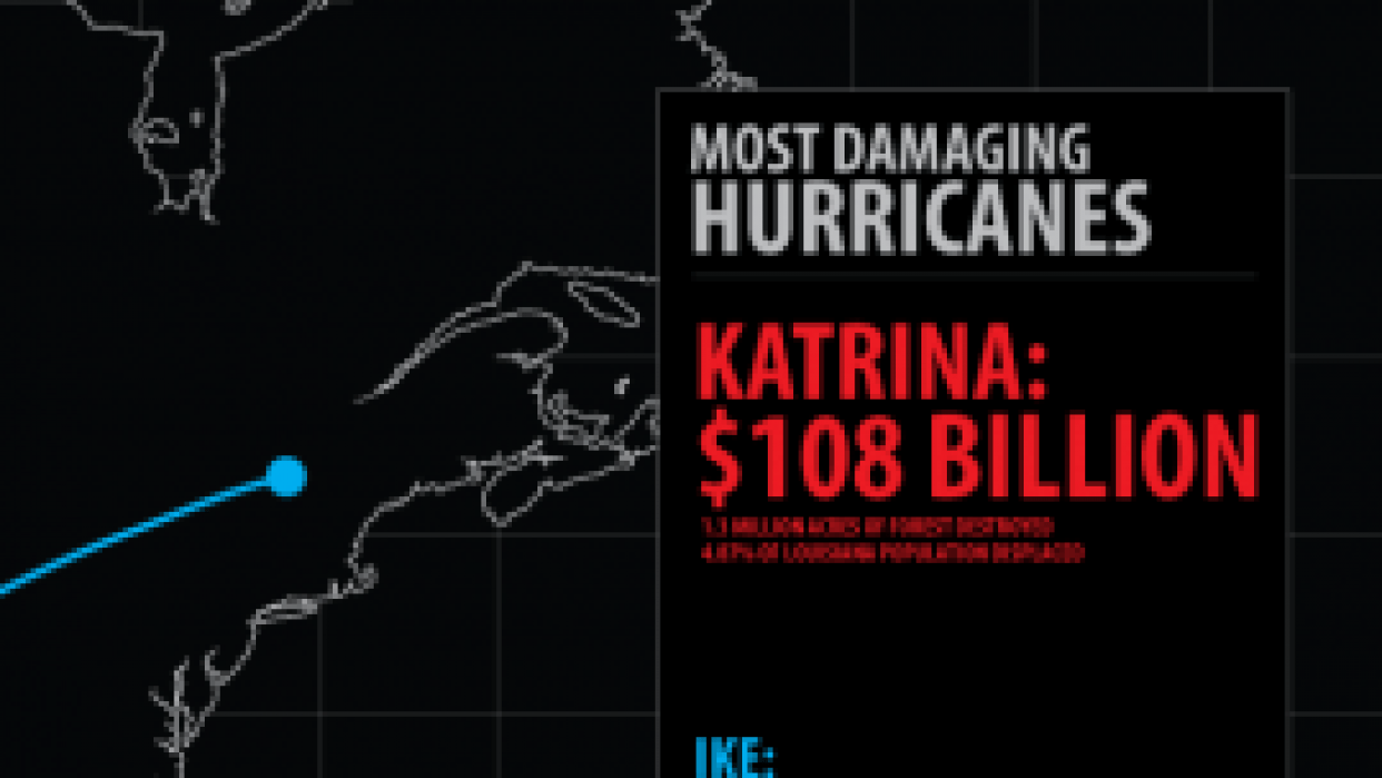 Hurricane Damage Cost Infographic | Skillshare Student Project