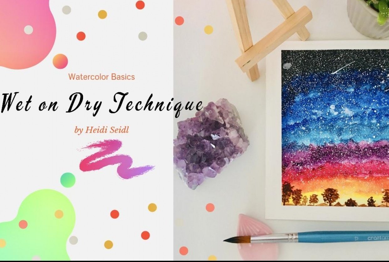 WET ON DRY TECHNIQUE - SAMPLE PROJECT | Skillshare Student Project