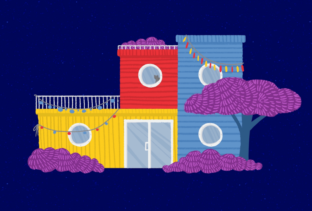 Funky container home | Skillshare Student Project