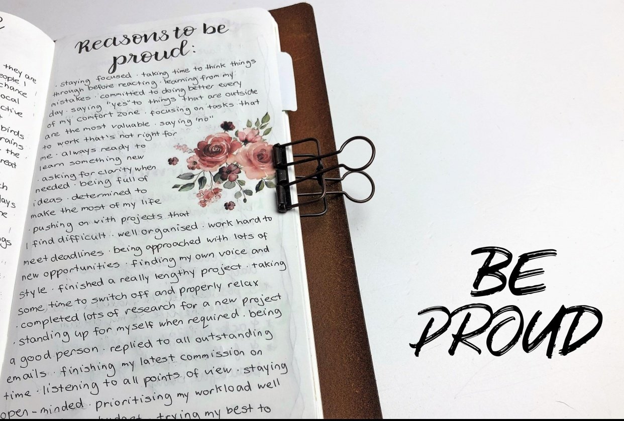 Reasons to be Proud Pages | Skillshare Student Project