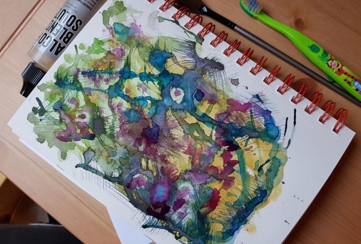 Making a splash with watercolour techniques | Skillshare Student Project