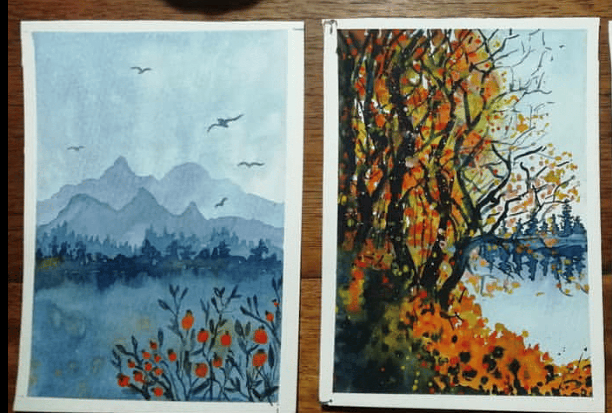 Watercolor Autumn Illustrations | Skillshare Student Project Watercolor Autumn Illustrations | Skillshare Student Project