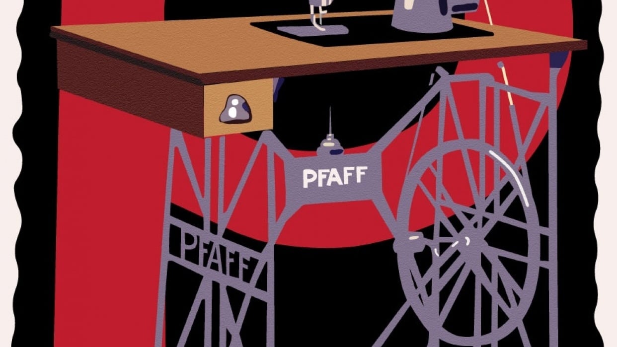 Vintage Pfaff Sewing Machine Poster | Skillshare Student Project