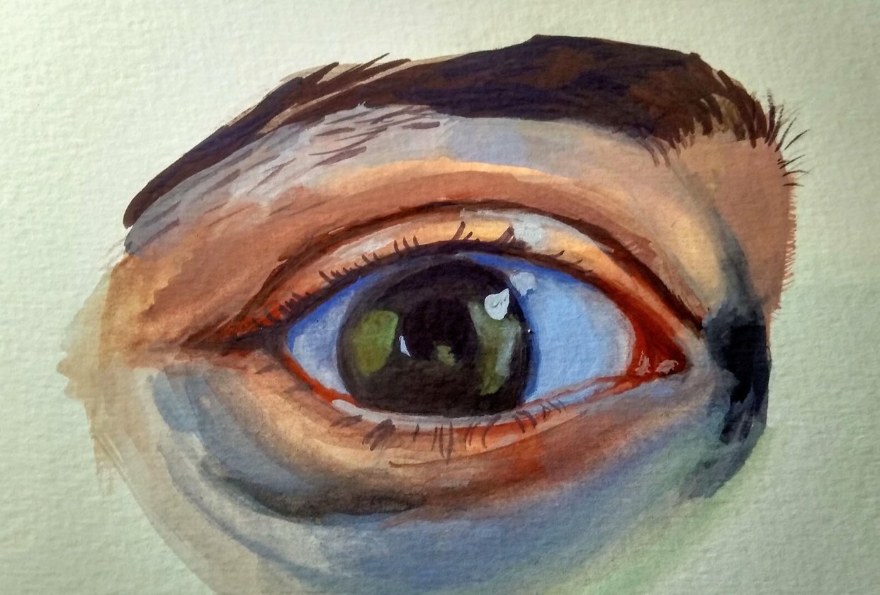 Gouache Eye | Skillshare Student Project