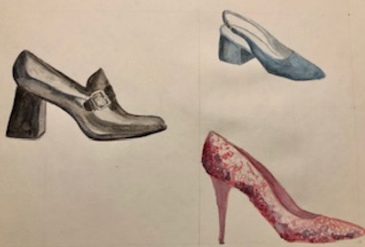 Watercolour Shoes | Skillshare Student Project