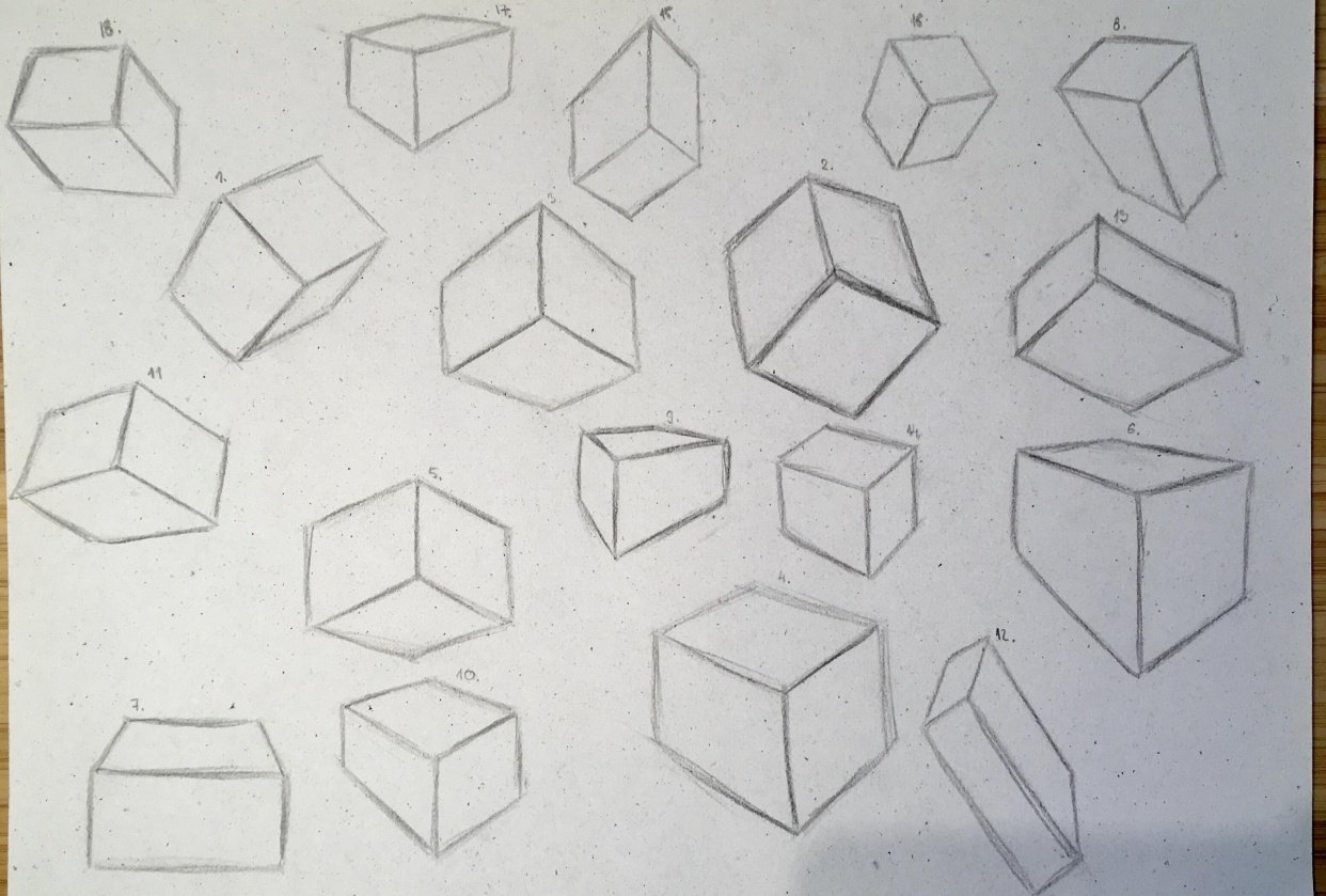 Boxes - different angles | Skillshare Student Project