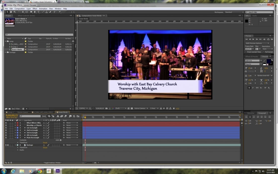 Lower Third | Skillshare Student Project