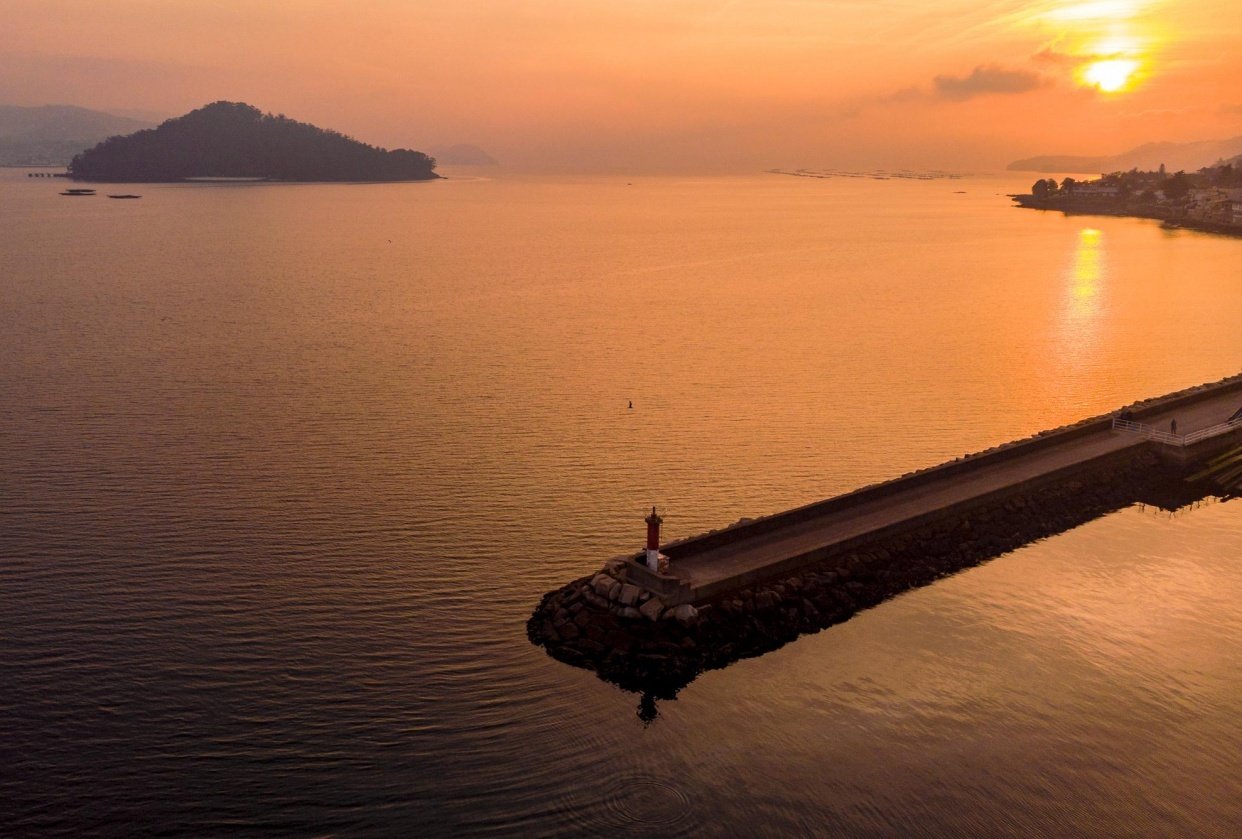 harbor sunset | Skillshare Student Project