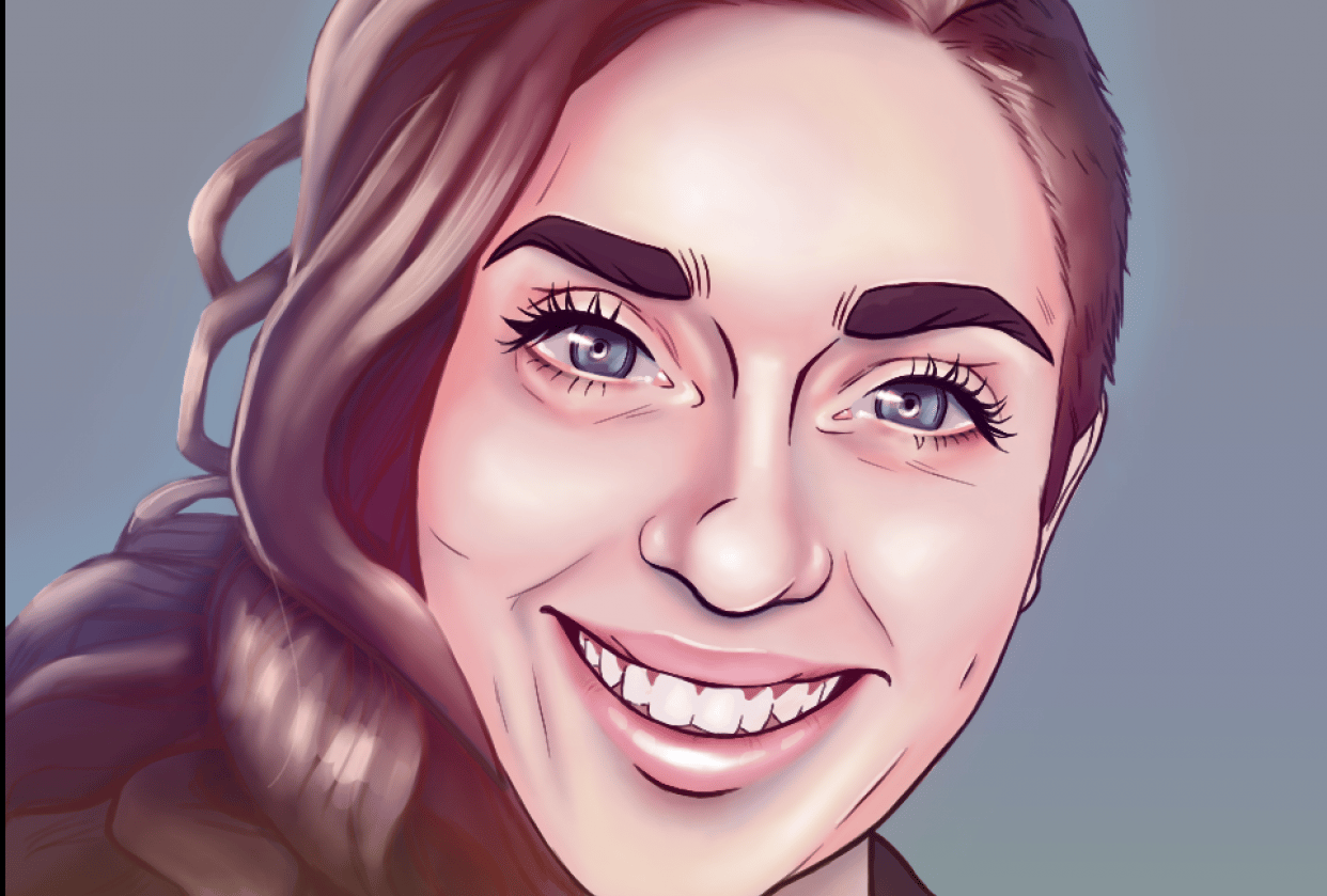 Stylised Portrait | Skillshare Student Project