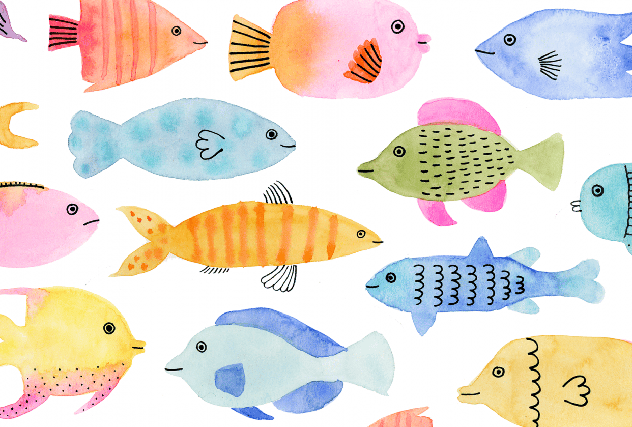 Fanciful Fish Sample Project | Skillshare Student Project
