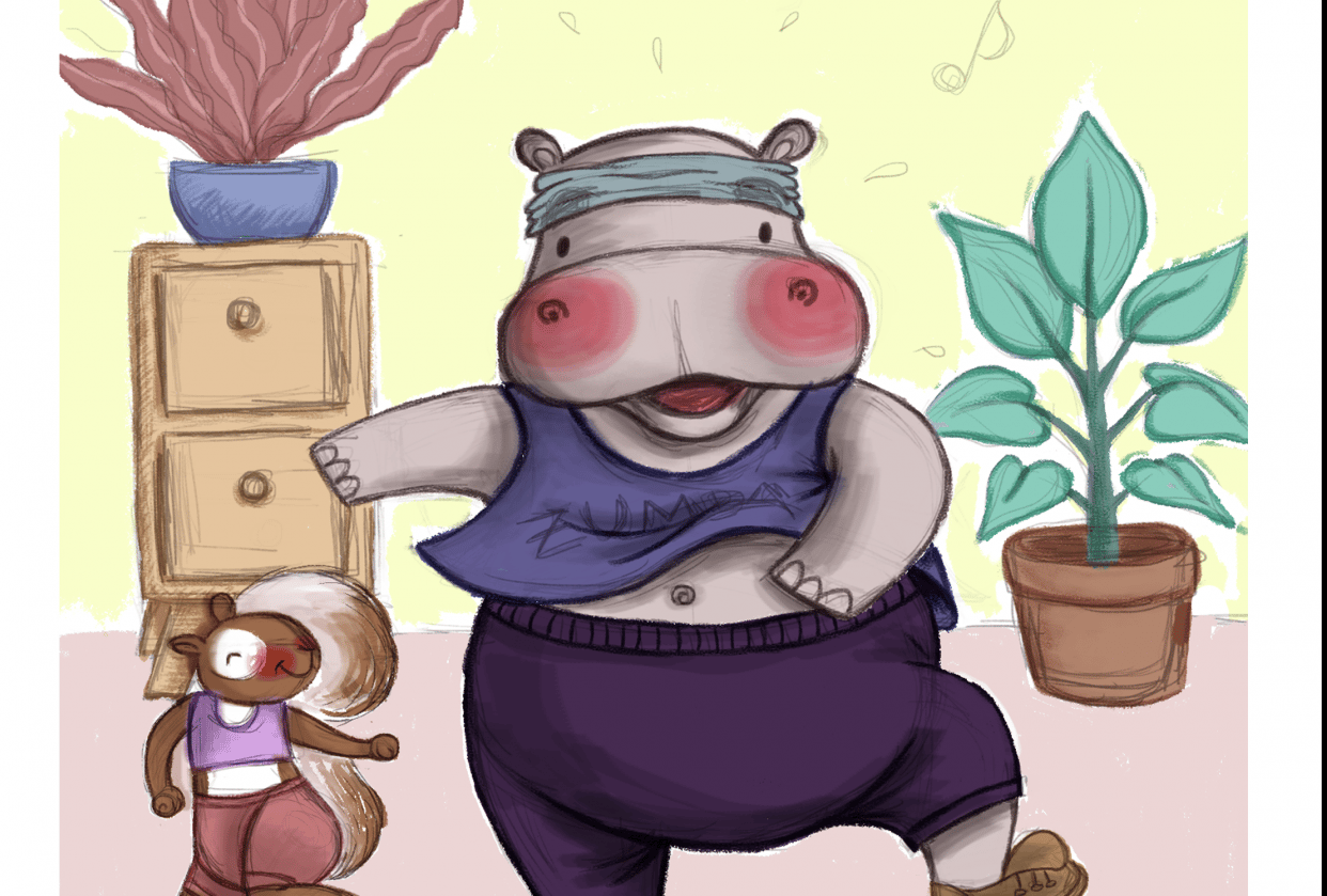 Hippo dancer | Skillshare Student Project