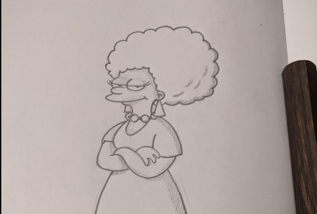 Drawing in Simpsons style | Skillshare Student Project
