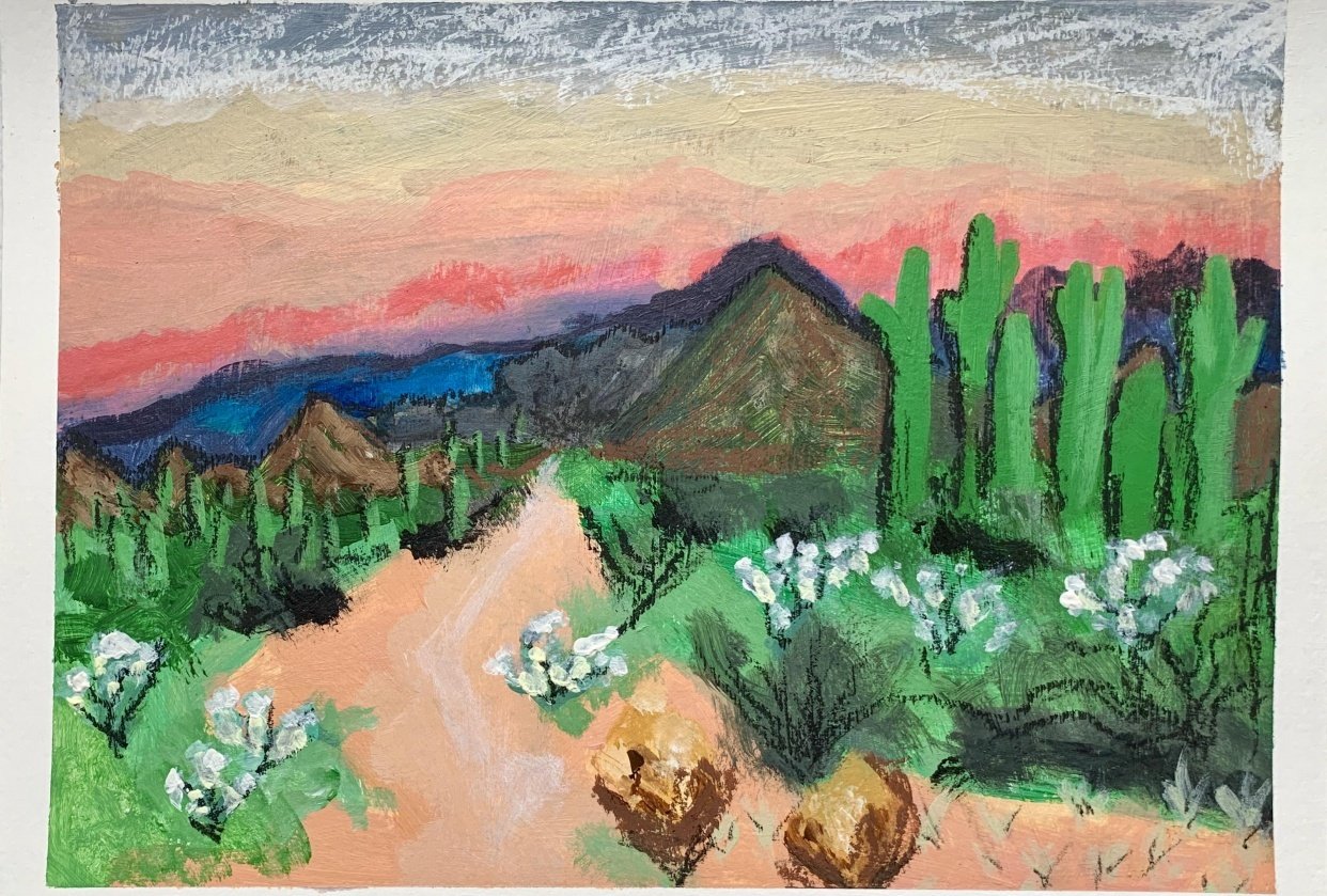 Desert Landscape project | Skillshare Student Project