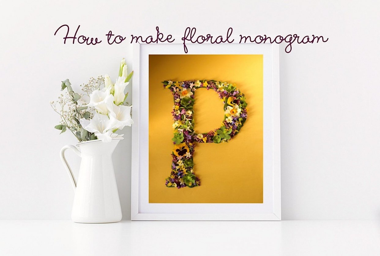 How to make floral monogram | Skillshare Student Project
