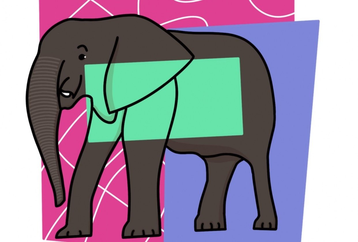 practicing shapes with the elephant! | Skillshare Student Project
