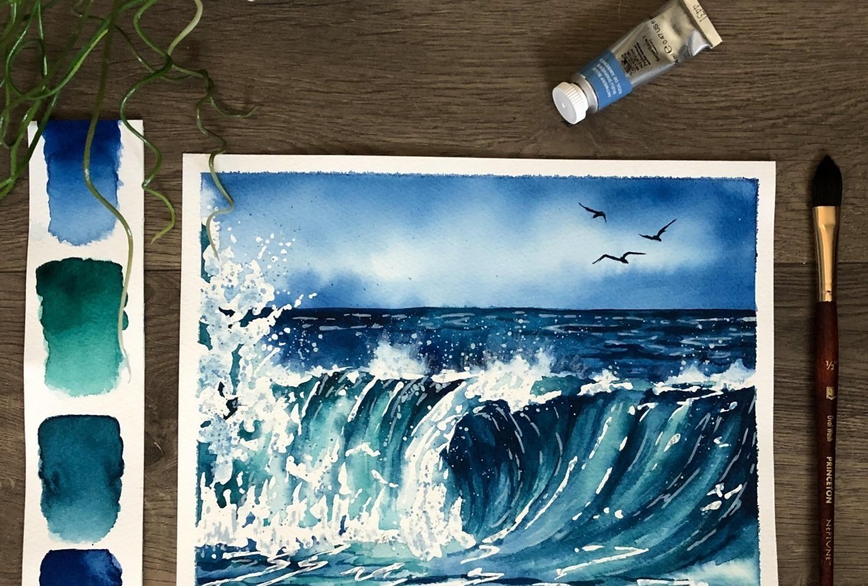 Curled Wave | Skillshare Student Project