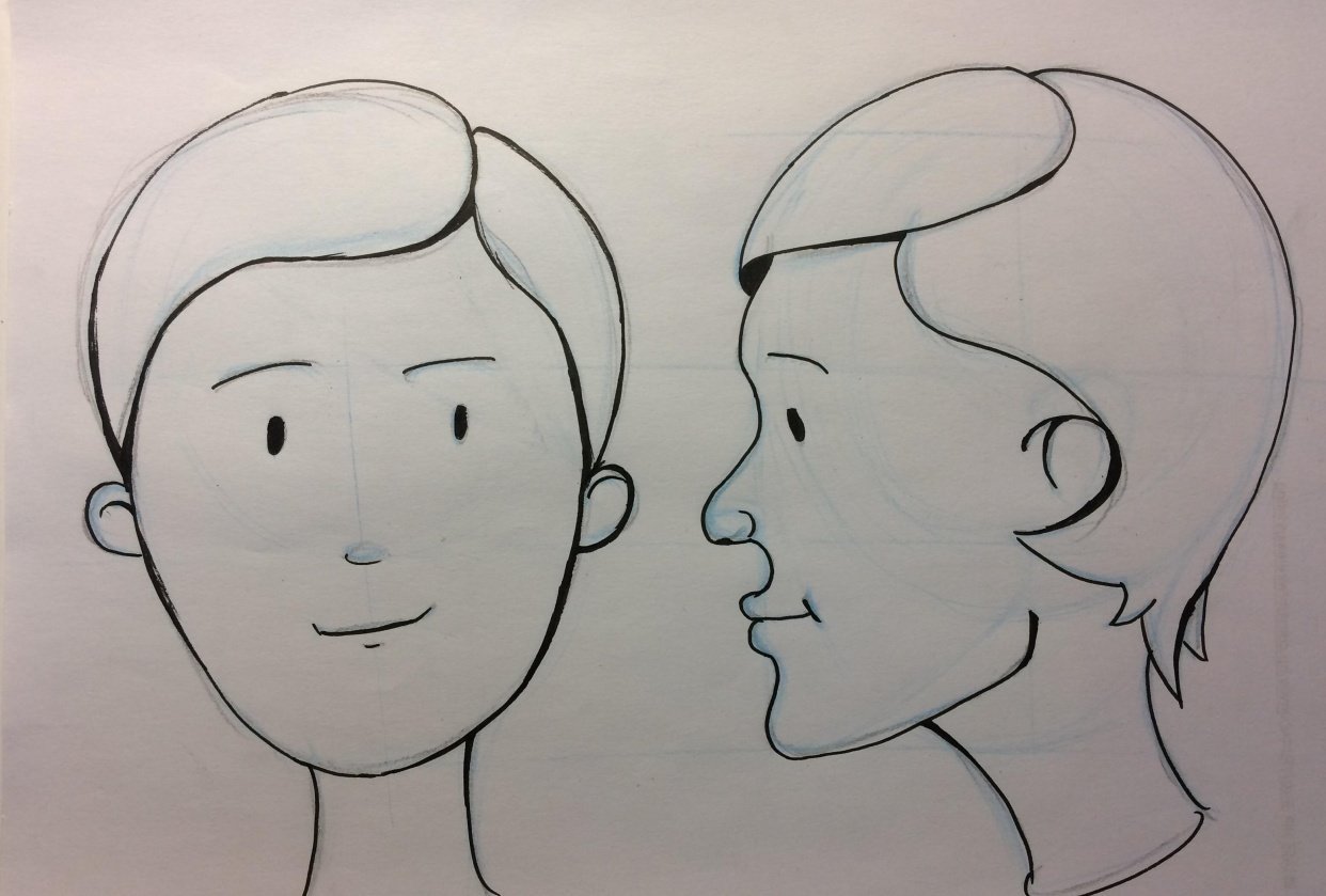 front & side character | Skillshare Student Project