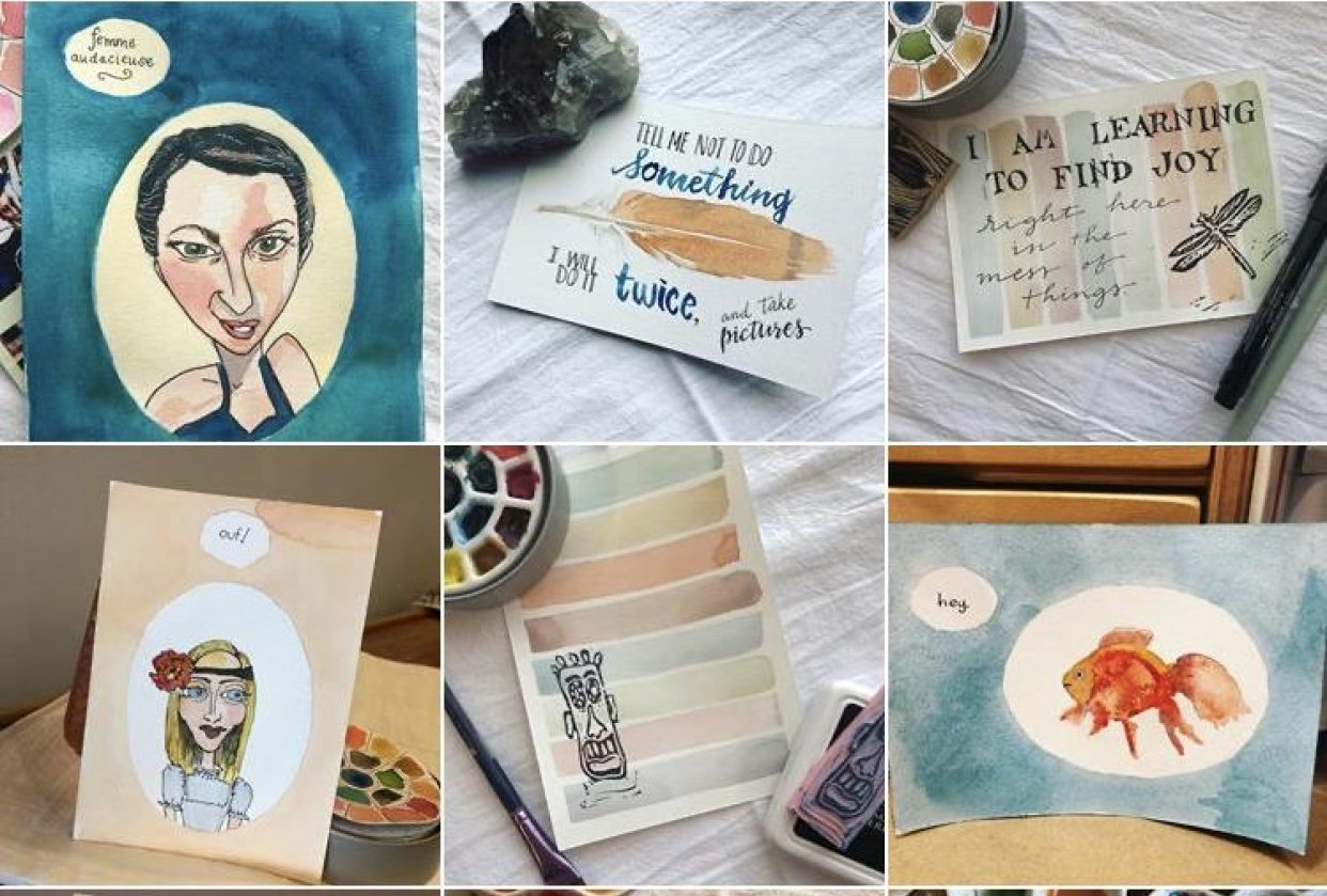 100 Days of Postcards | Skillshare Student Project