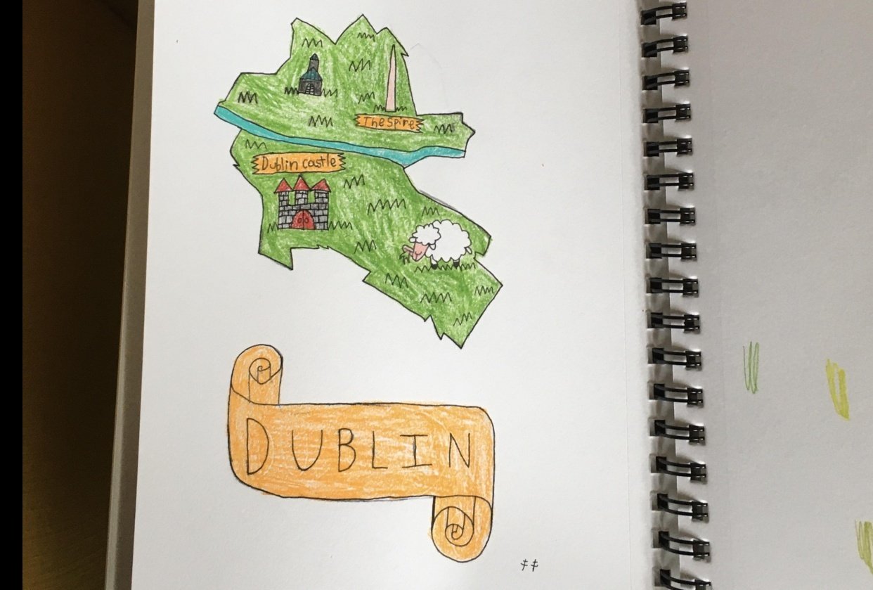 Dublin fun map | Skillshare Student Project