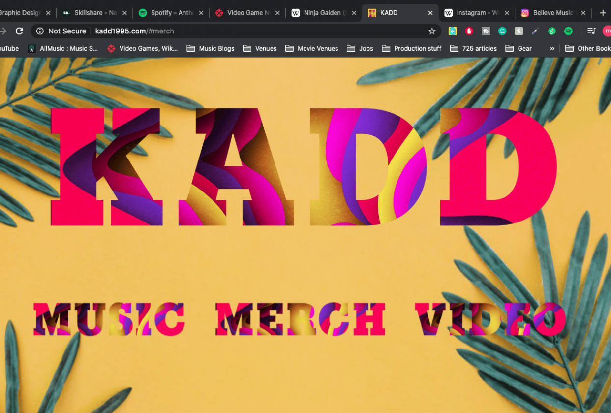 KADD Website | Skillshare Student Project