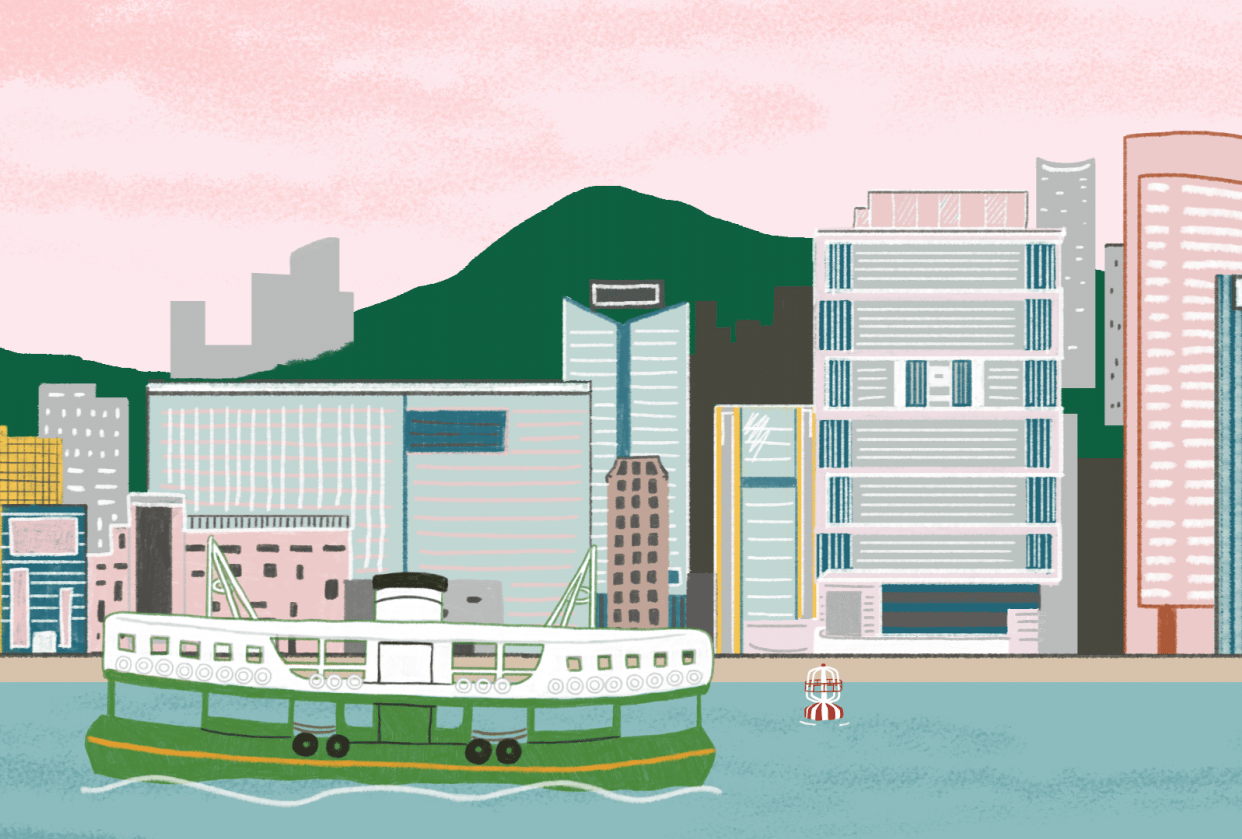 Hong Kong Skyline Animation | Skillshare Student Project
