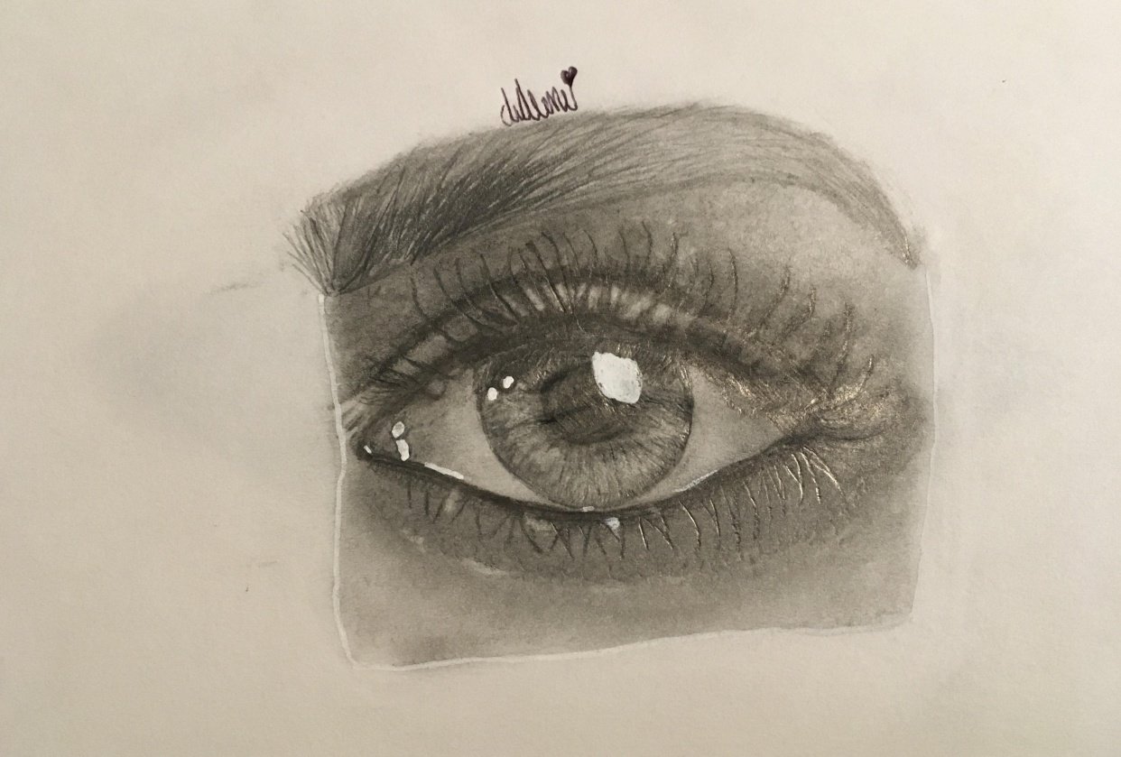 Realistic eye drawing | Skillshare Student Project
