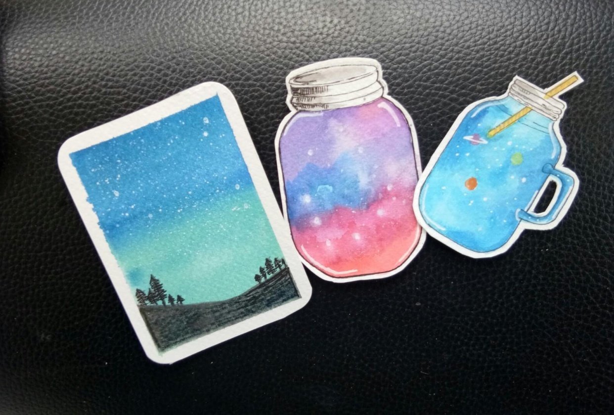Galaxy Jars | Skillshare Student Project