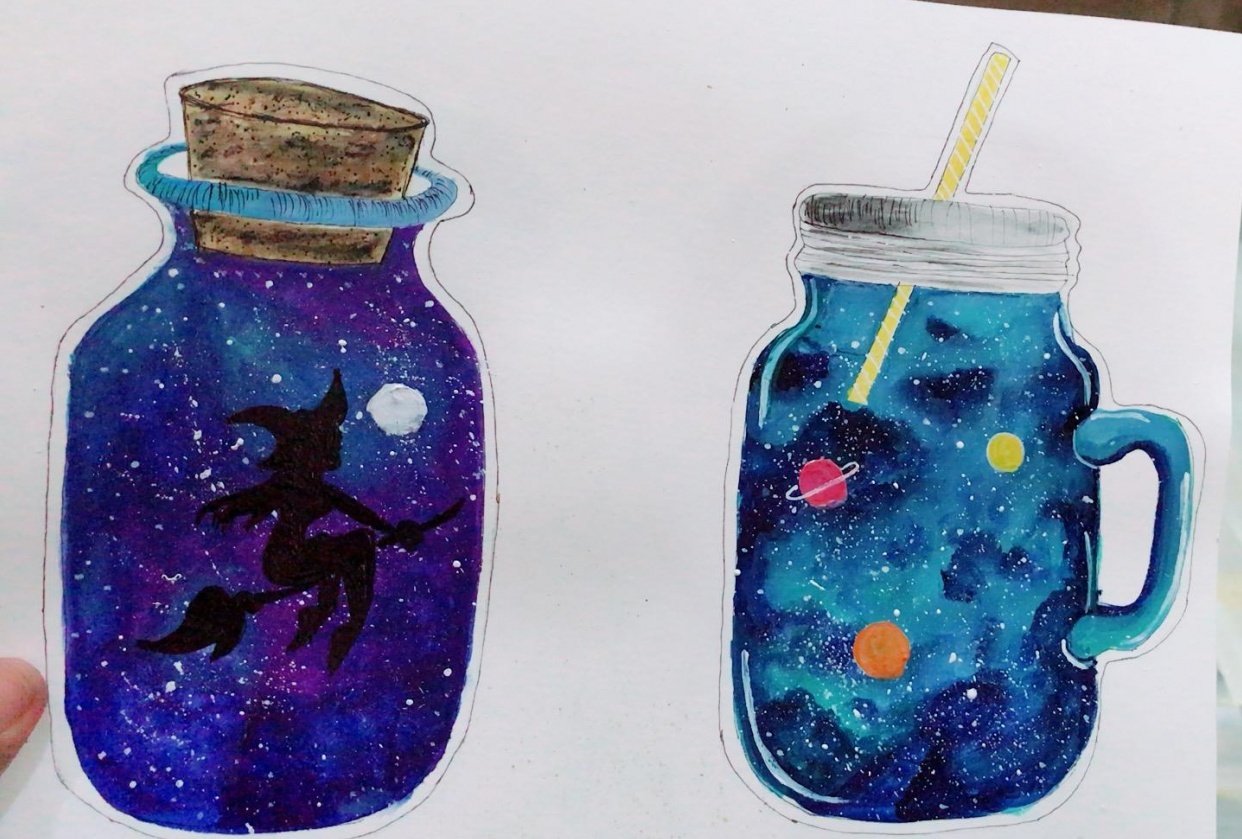 galaxy jars | Skillshare Student Project