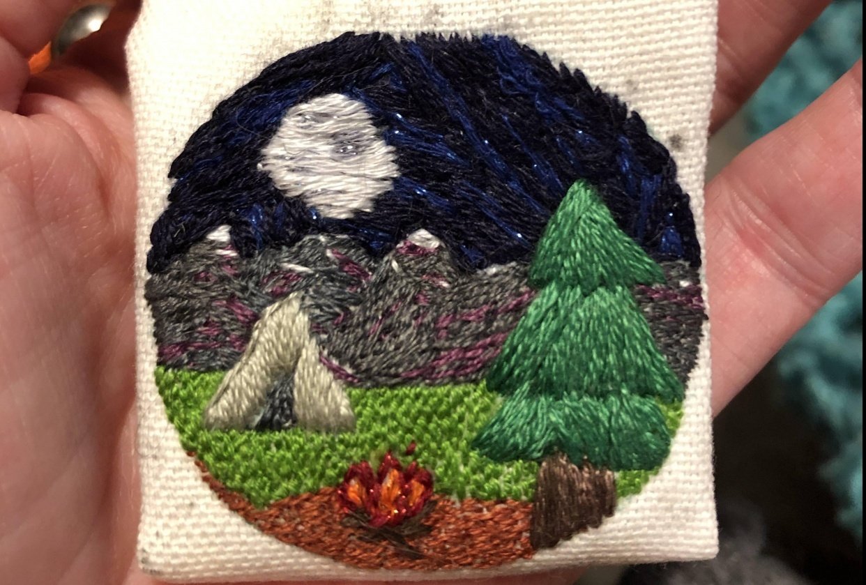 A little camping scene (ideas for improvement welcome!) | Skillshare ...