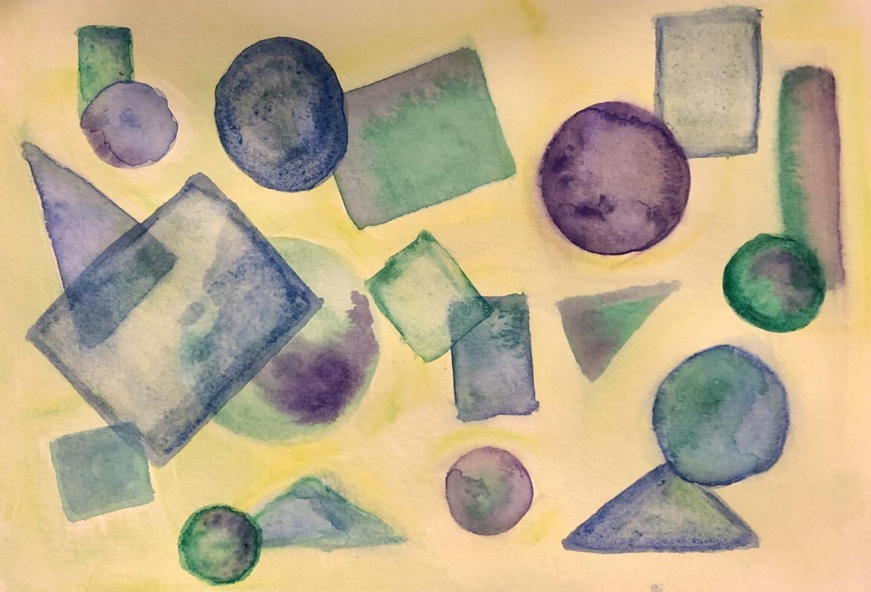 Abstract Watercolor - Shapes | Skillshare Student Project