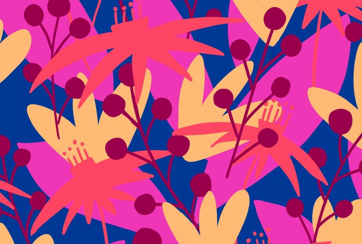 Blocky flowers | Skillshare Student Project