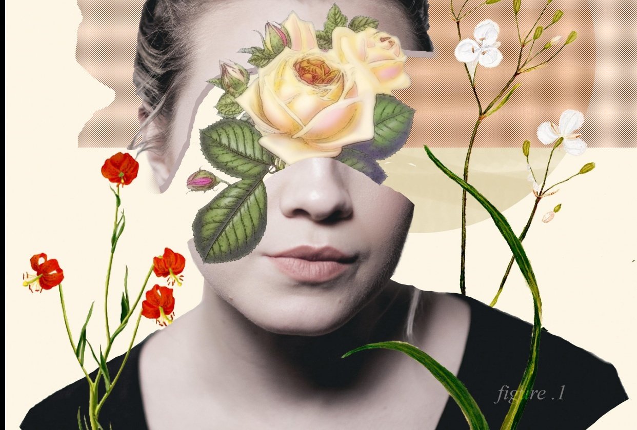 Floral Collage Portrait | Skillshare Student Project