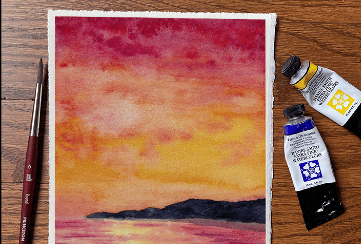 Watercolor Artwork Flat Lay | Skillshare Student Project