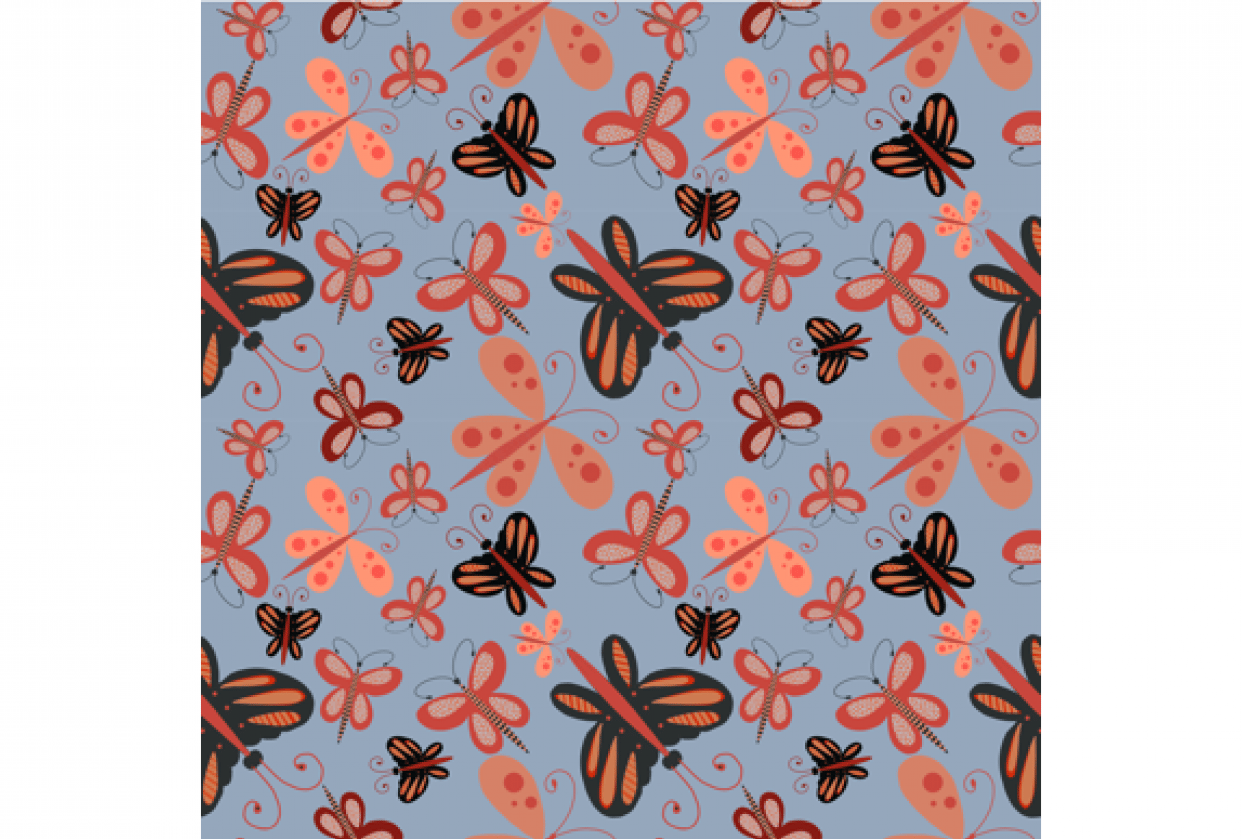 Butterfly repeat | Skillshare Student Project