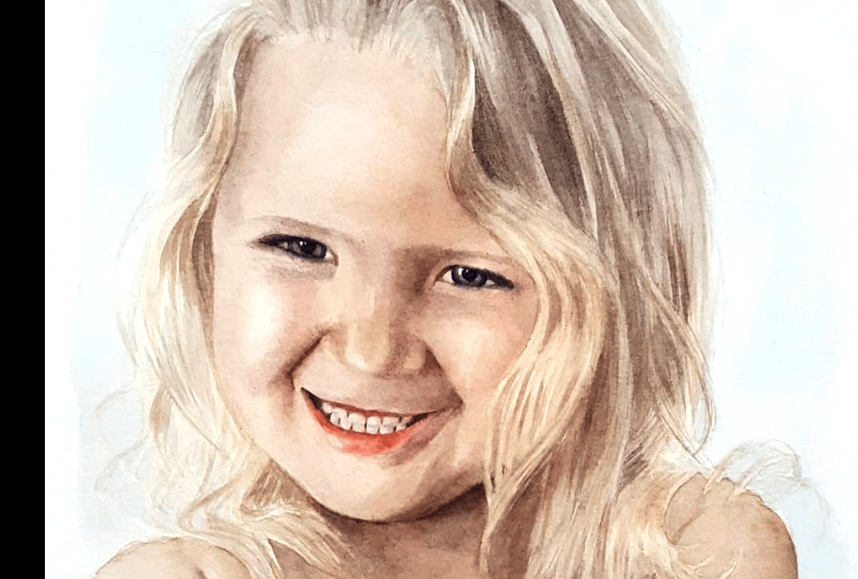How To Paint A Watercolour Portrait Skillshare Student Project