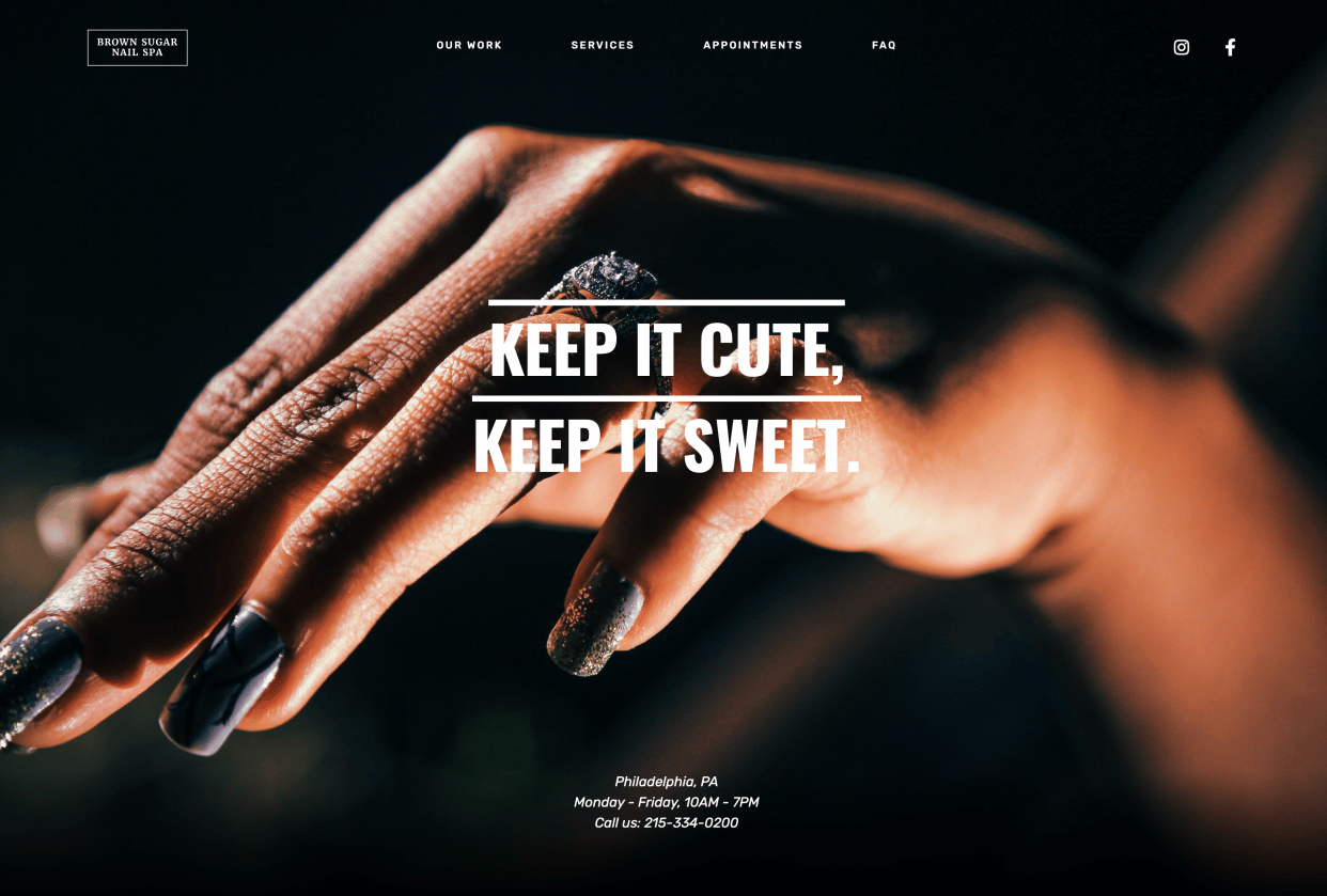 Brown Sugar Nail Spa | Skillshare Student Project