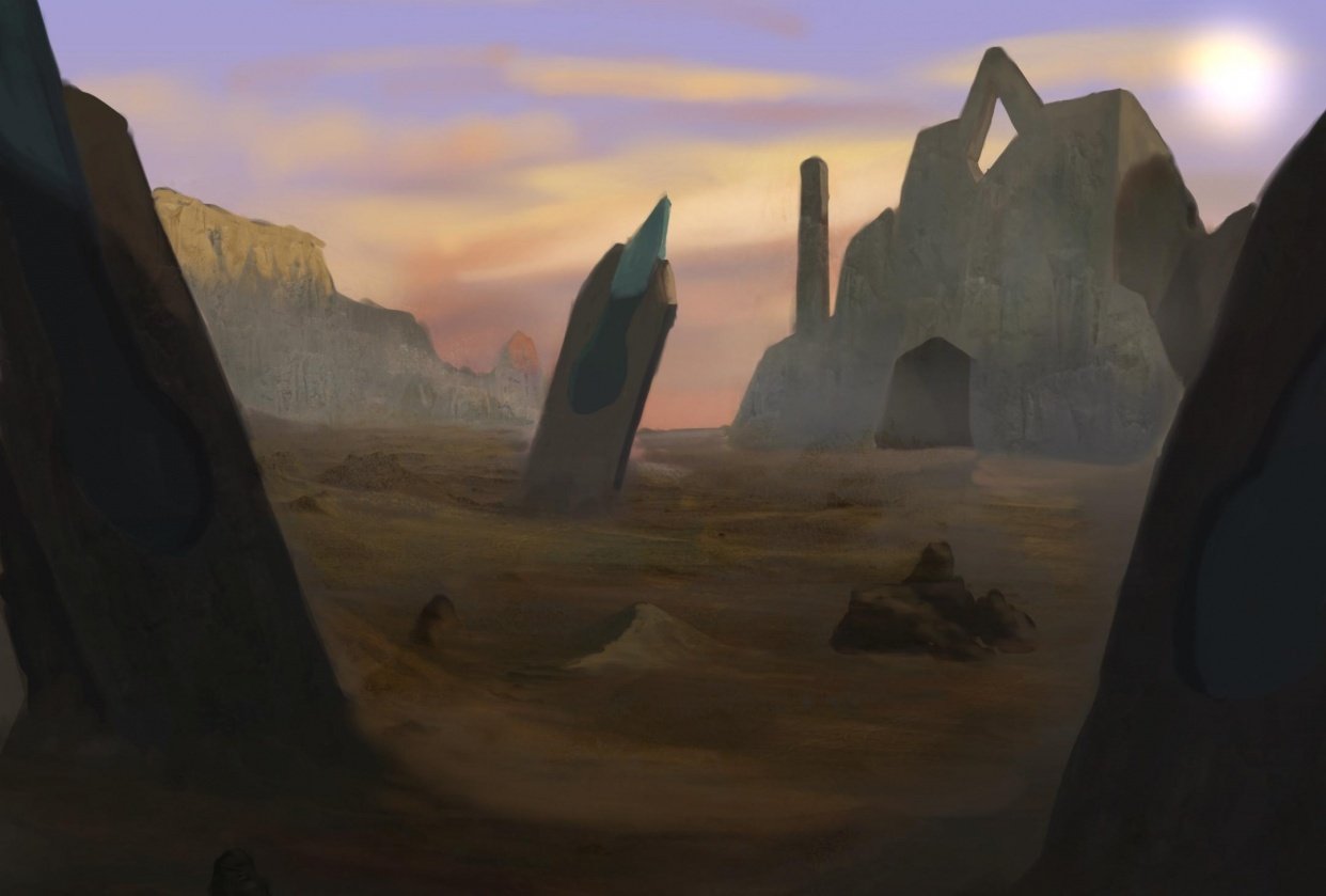 Alien temple ruins | Skillshare Student Project