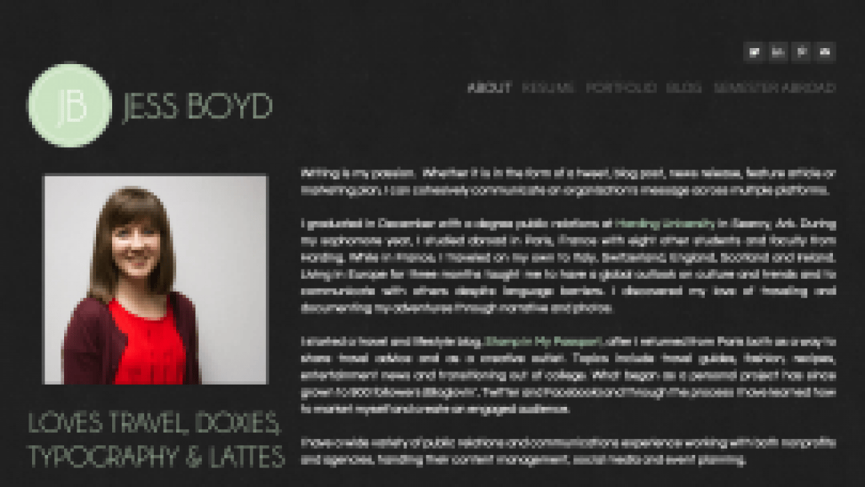 Digital Portfolio | Skillshare Student Project