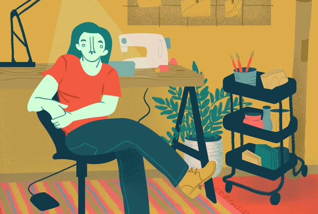 Workspace Illustration | Skillshare Student Project