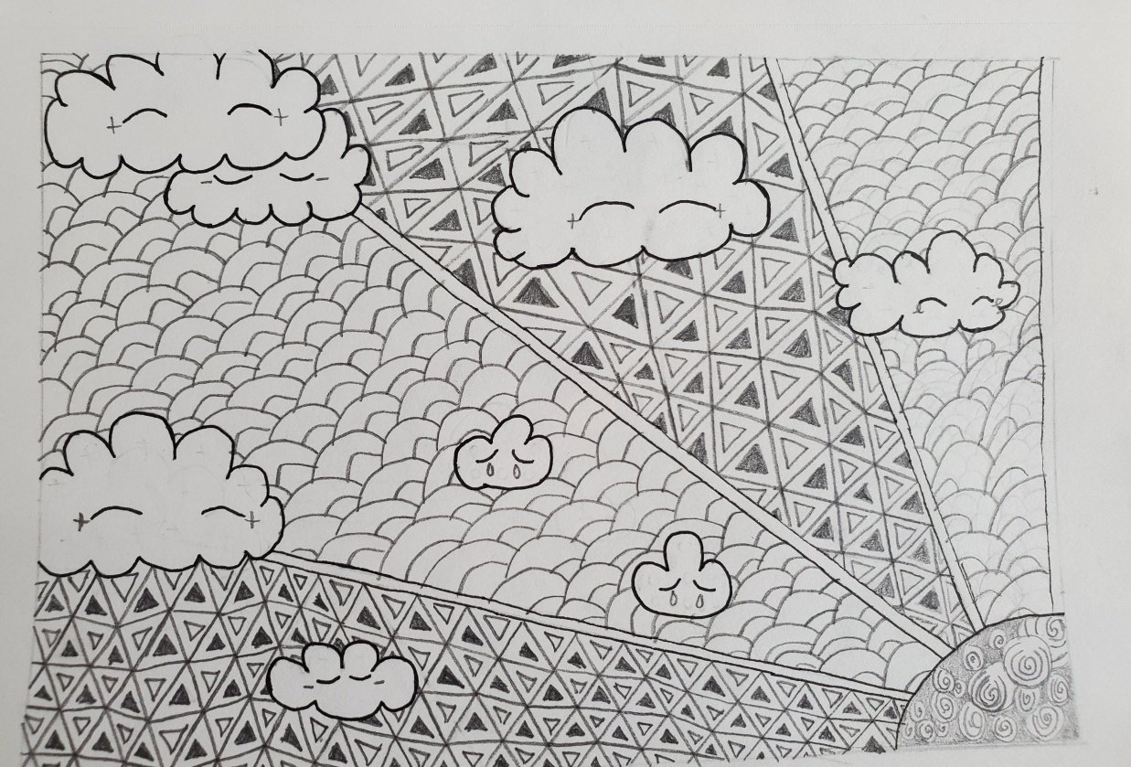 Zentangle Clouds | Skillshare Student Project
